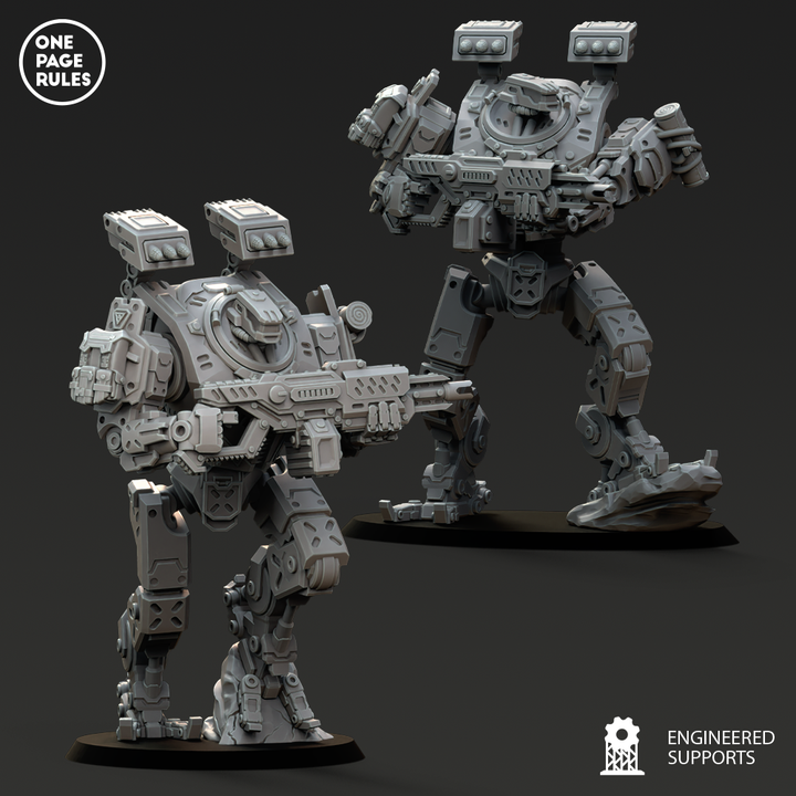 3D Printable Human Defense Force (HDF) - Release #5 by One Page Rules