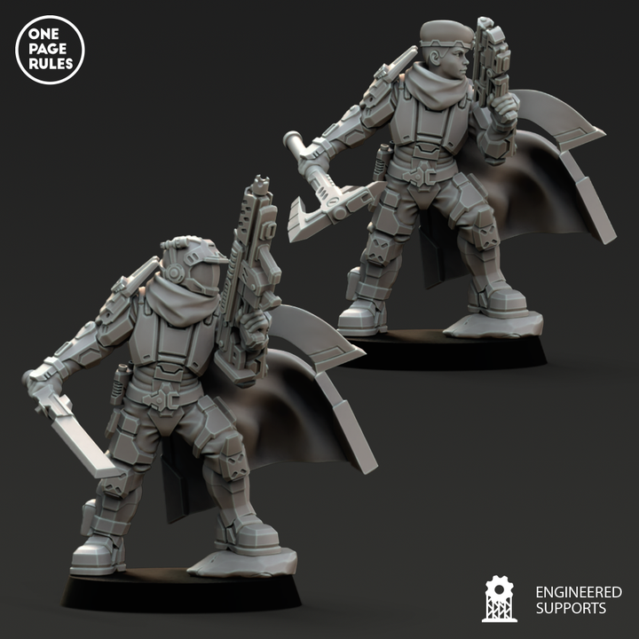 3D Printable Human Defense Force (HDF) - Release #5 by One Page Rules