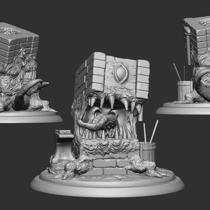 3D Printable Vault spawn, pre-supported by White Werewolf Tavern