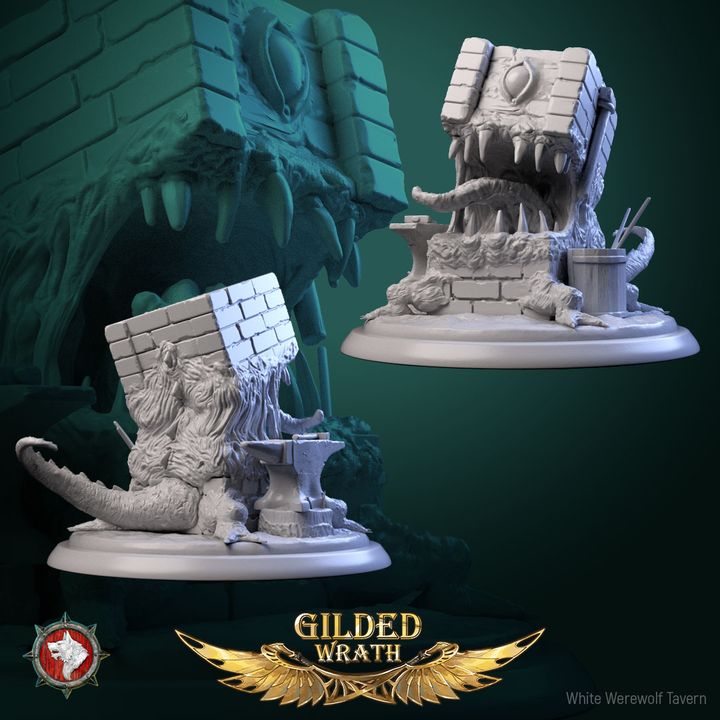 3D Printable Vault spawn, pre-supported by White Werewolf Tavern