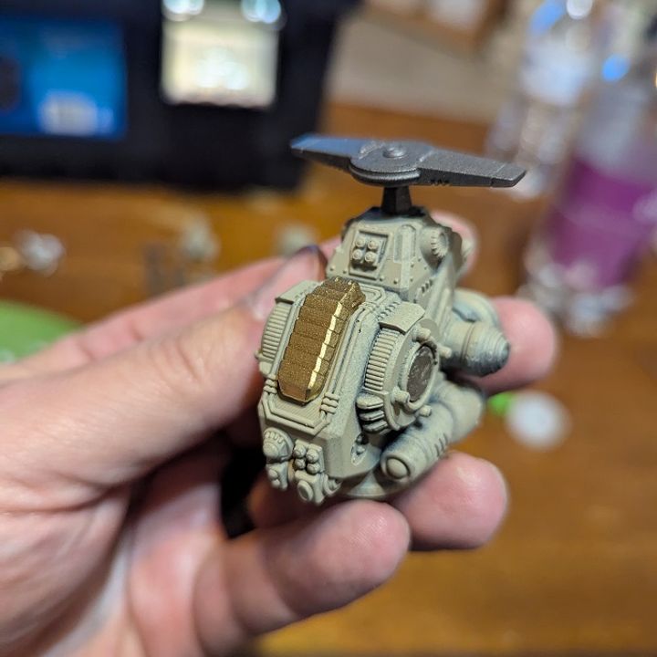 3D Printable Project Fusileer-15mm Air Defense Mech (1/100th Scale) by ...