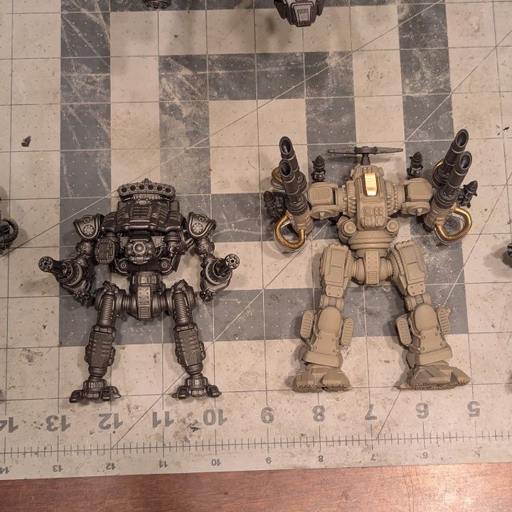 3D Printable Project Fusileer-15mm Air Defense Mech (1/100th Scale) by ...