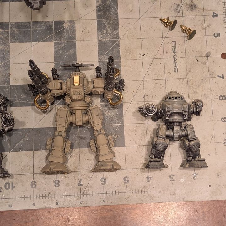 3D Printable Project Fusileer-15mm Air Defense Mech (1/100th Scale) by ...