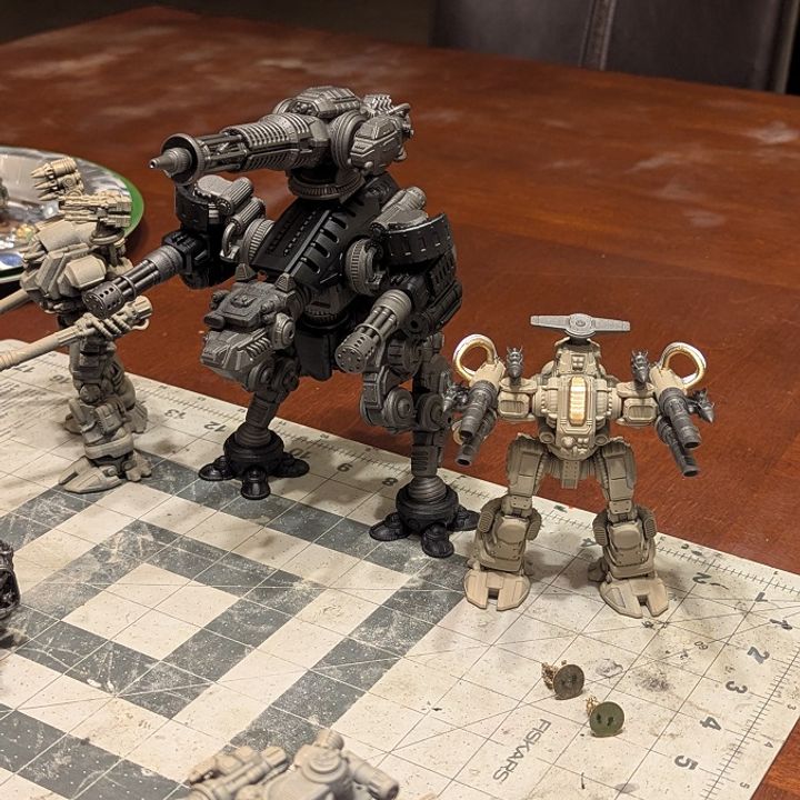 3D Printable Project Fusileer-15mm Air Defense Mech (1/100th Scale) by ...