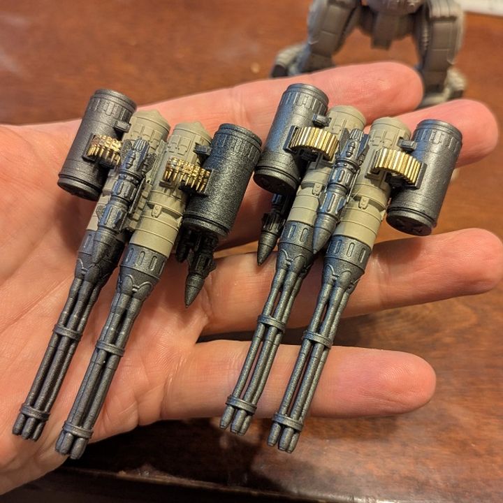 3D Printable Project Fusileer-15mm Air Defense Mech (1/100th Scale) by ...