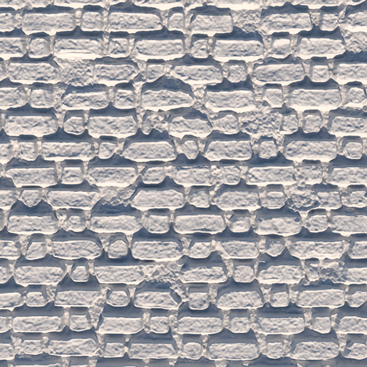 3D Printable Texture Roller - Brick A by Terrain Trove