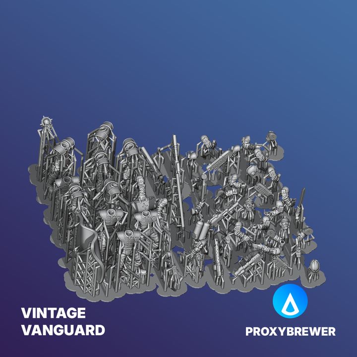 3D Printable Vintage Vanguard by ProxyBrewer