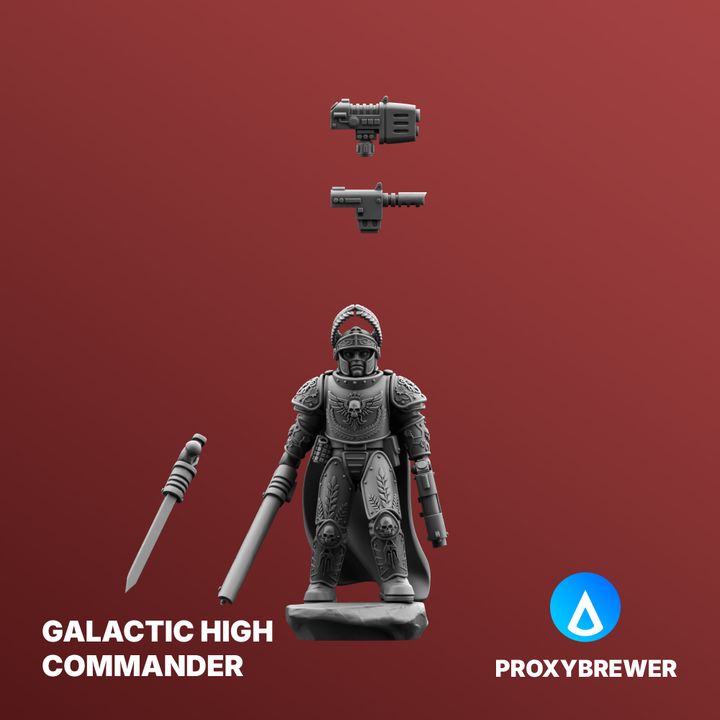 3D Printable Galactic High Commander by ProxyBrewer