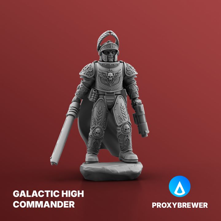 3D Printable Galactic High Commander by ProxyBrewer
