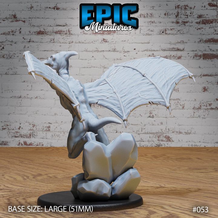 3D Printable Pterafolk Flying / Winged Reptilian / Shapeshifting ...