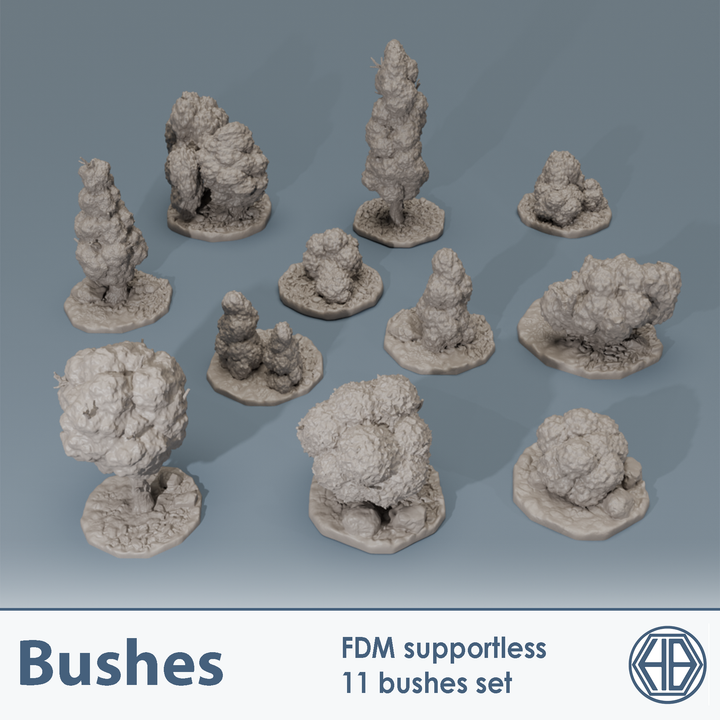 3D Printable Bushes by HexBrick