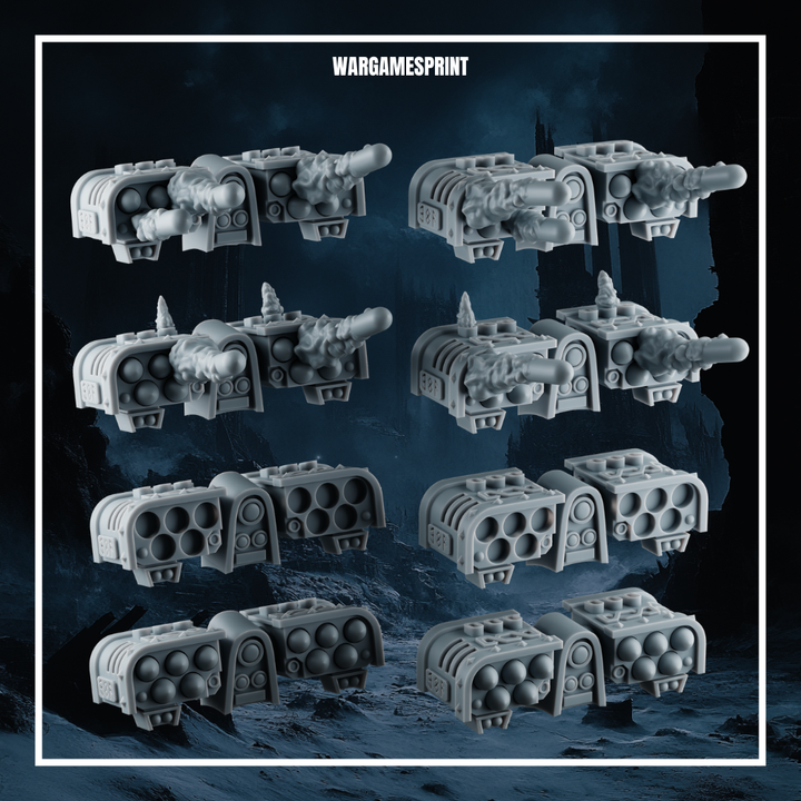 3D Printable LANCE-MISSILES CYCLONE POUR HEAVY GUARD SPACE VIKING ...