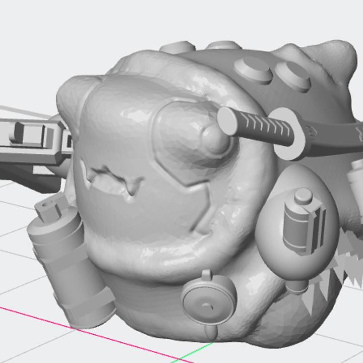 3D Printable Planet Shark Rizz Finns Bull - Cereal Killer by InfernoBot