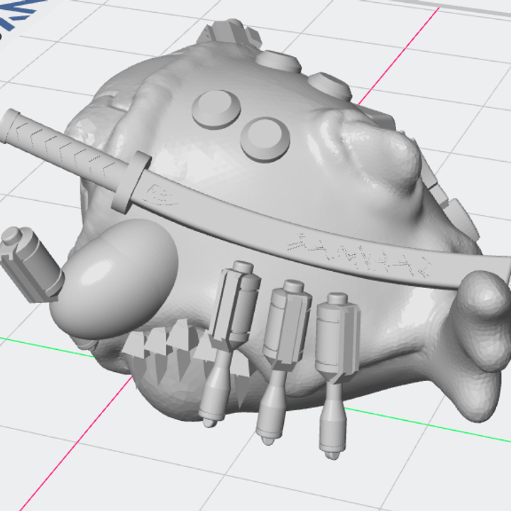 3D Printable Planet Shark Rizz Finns Bull - Cereal Killer by InfernoBot