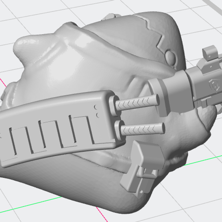 3D Printable Planet Shark Rizz Finns Bull - Crash Override by InfernoBot
