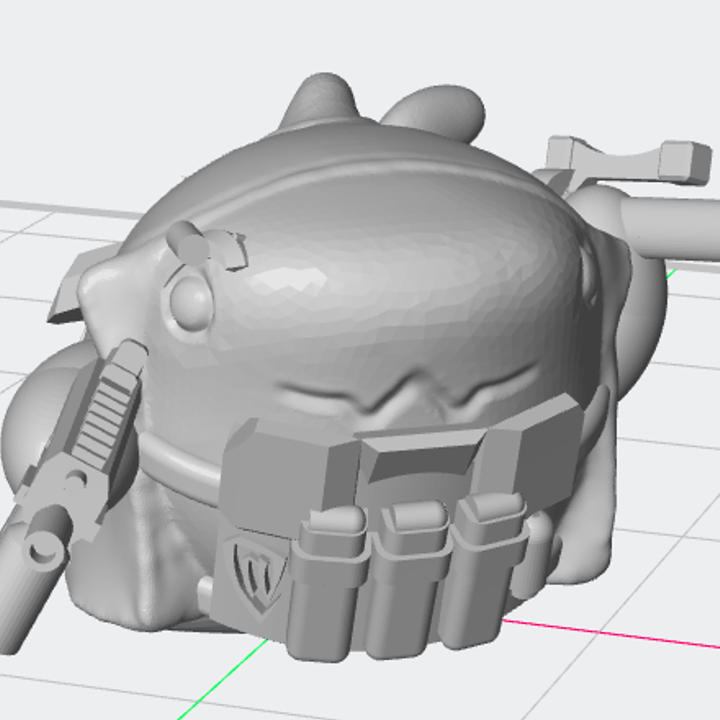 3D Printable Planet Shark Rizz Finns Pup - Zero Cool by InfernoBot