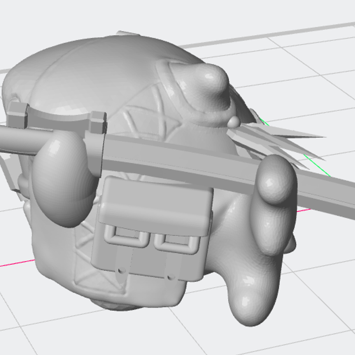 3D Printable Planet Shark Rizz Finns Pup - Zero Cool by InfernoBot