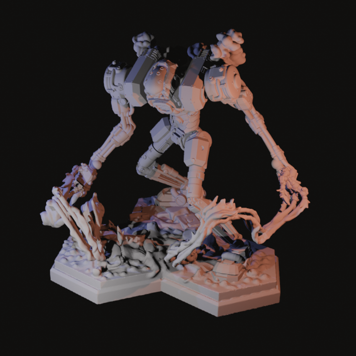 3D Printable LANCER Enkidu by La voie du crane