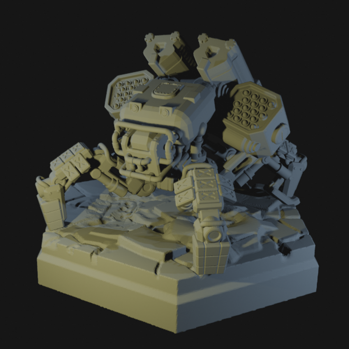 3D Printable LANCER NPC BUNDLE 01 by La voie du crane