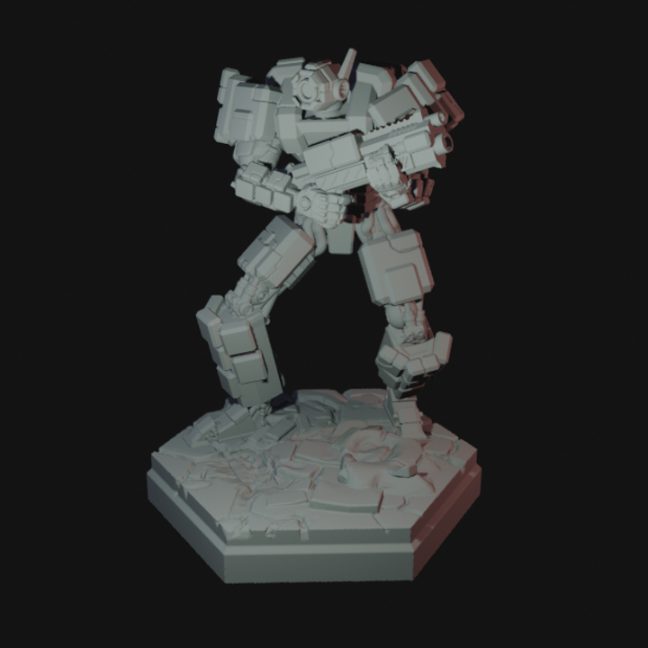 3D Printable LANCER NPC BUNDLE 01 by La voie du crane
