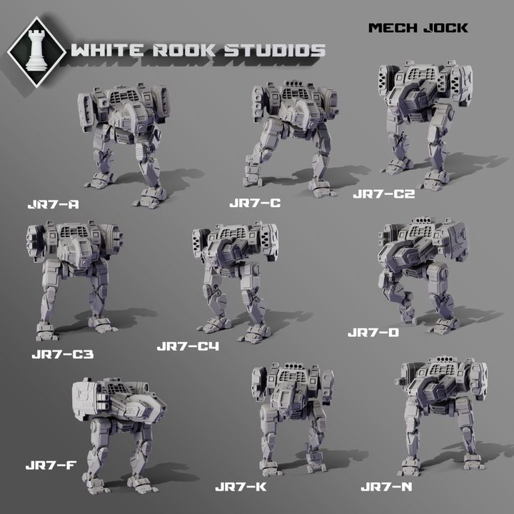 3D Printable American Mecha - Bruce by White Rook Studios