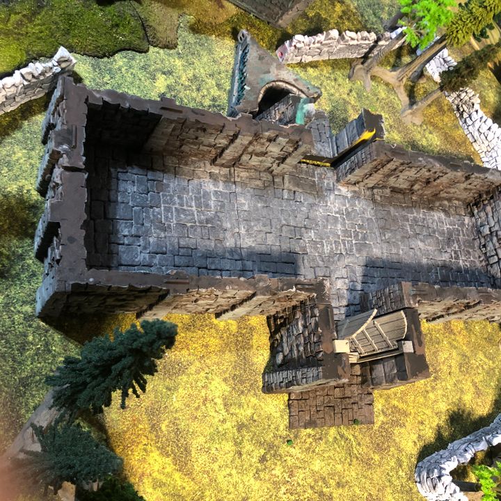 3D Printable Tithe Barn by GameScape3D
