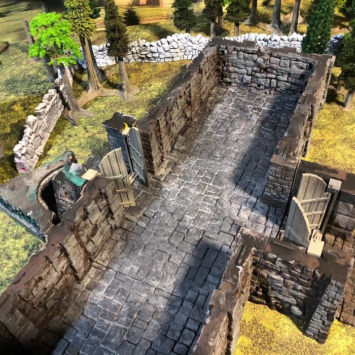 3D Printable Tithe Barn by GameScape3D