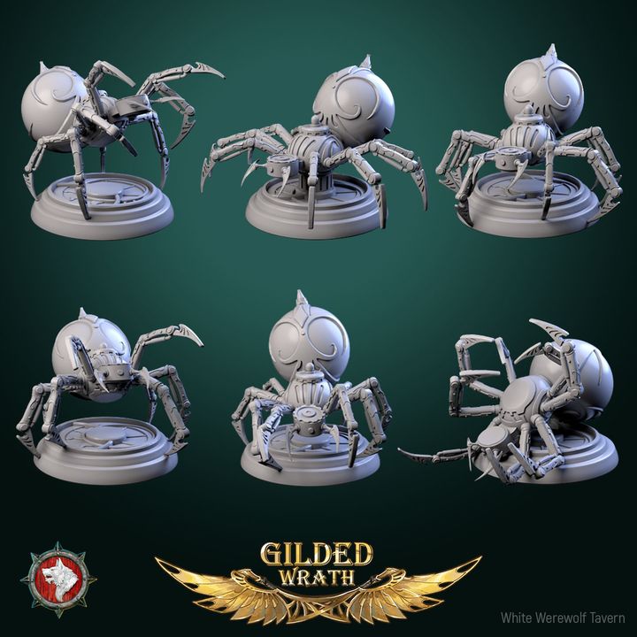 3D Printable "Gilded Wrath" February 2025 release 33 STL's miniatures ...
