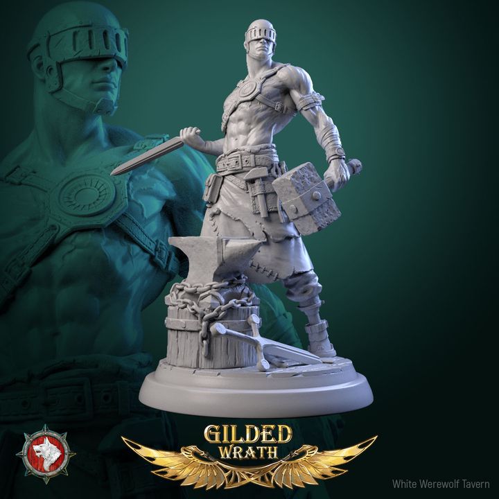 3D Printable "Gilded Wrath" February 2025 release 33 STL's miniatures ...