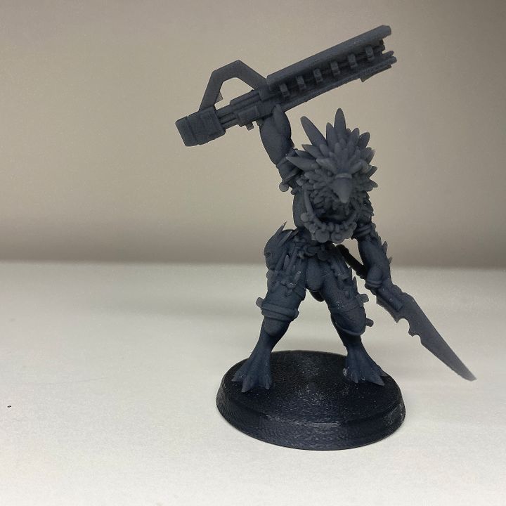 Download Leader with Alien Rifle - Skyborn Scavengers - 28mm Da Edge ...