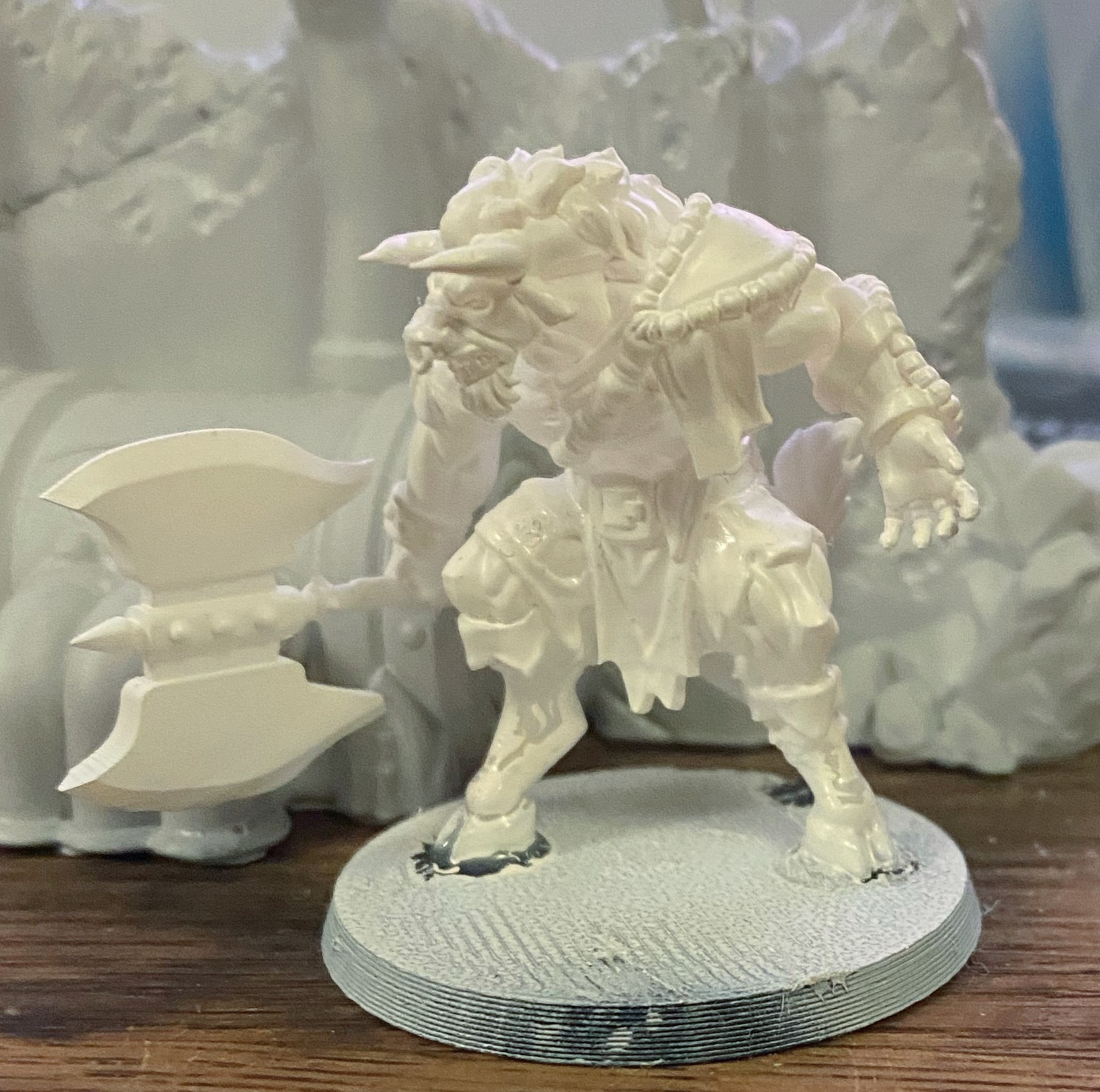 3D Printable Minotaurs - MINIS PACK [MODULAR] by Minis From the Den