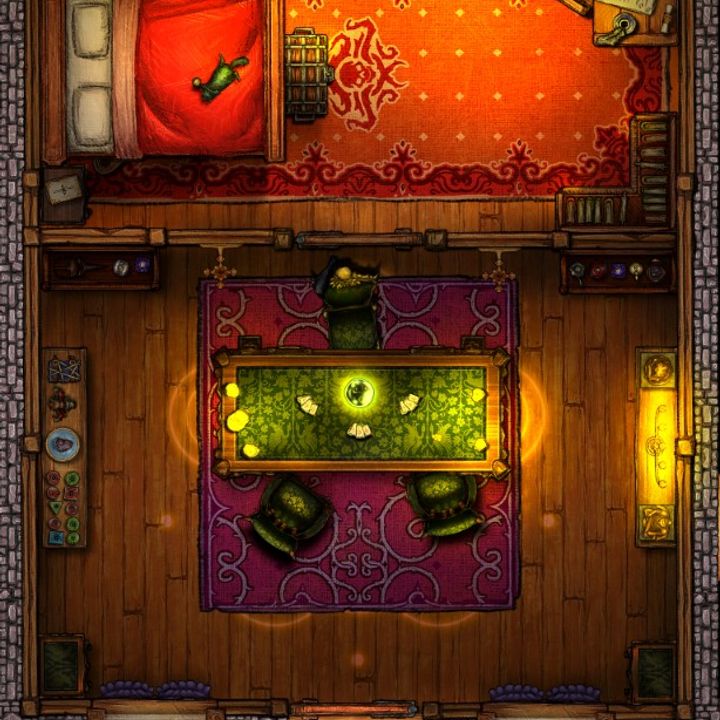 3D Printable Fortune Teller Map by Rhasmus Battlemaps