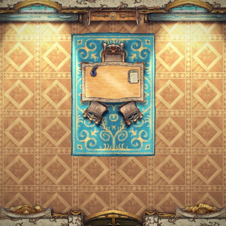 3D Printable High Elf Chamber Map by Rhasmus Battlemaps