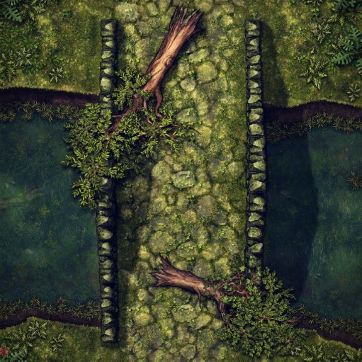 3D Printable The Bridge Map by Rhasmus Battlemaps