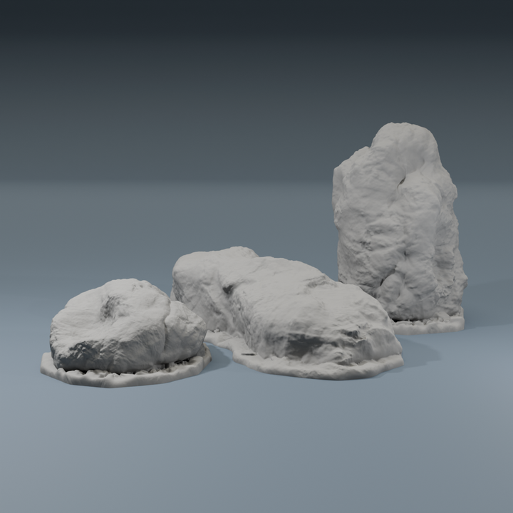 3D Printable Rock by HexBrick