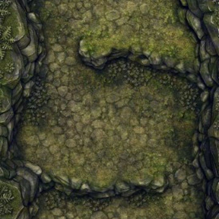 3D Printable The Path Map by Rhasmus Battlemaps