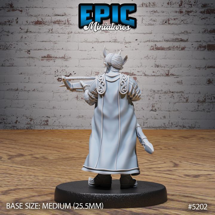 3D Printable Tiefling Merchant Set / Humanoid Oriental Market Trader ...