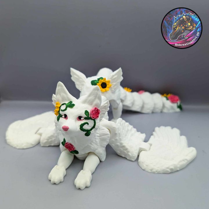 3D Printable Flexi Fae Fox by Kirsten M