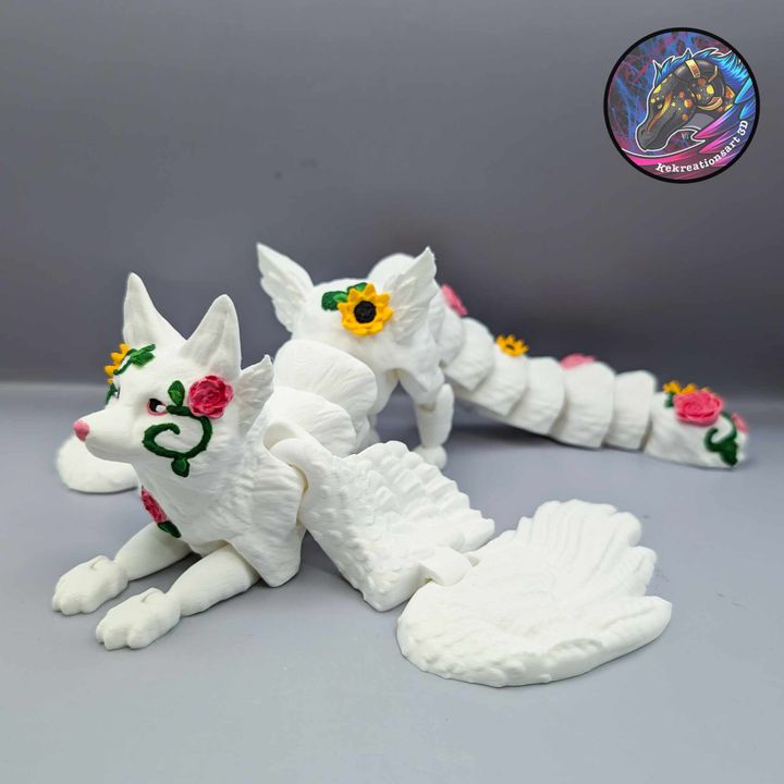 3D Printable Flexi Fae Fox by Kirsten M