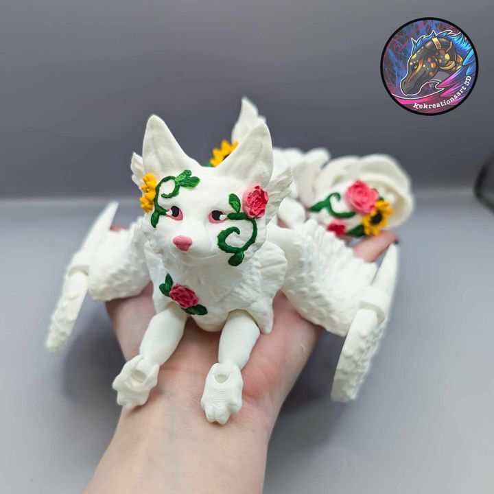 3D Printable Flexi Fae Fox by Kirsten M
