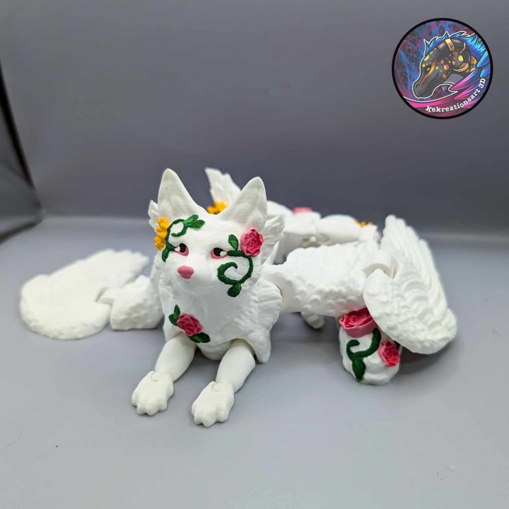 3D Printable Flexi Fae Fox by Kirsten M