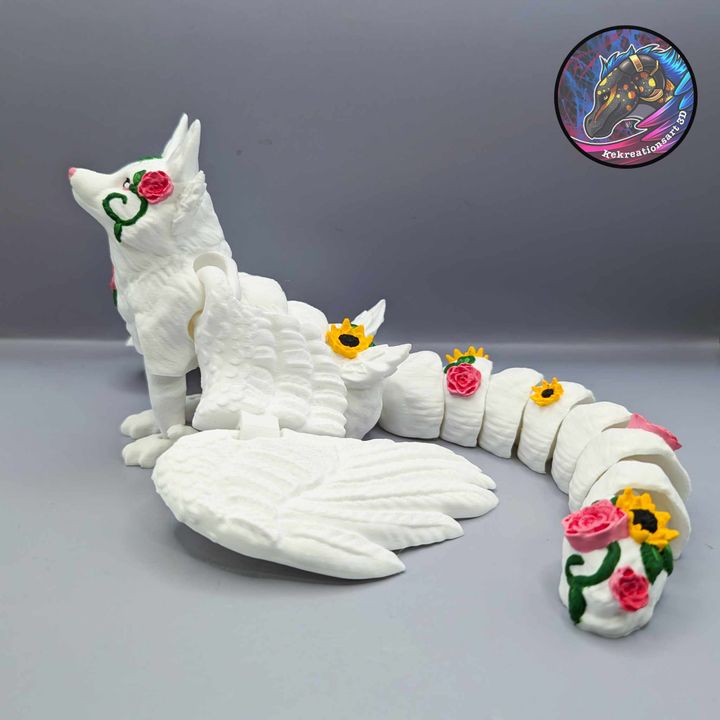 3D Printable Flexi Fae Fox by Kirsten M