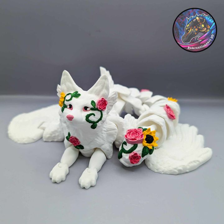 3D Printable Flexi Fae Fox by Kirsten M