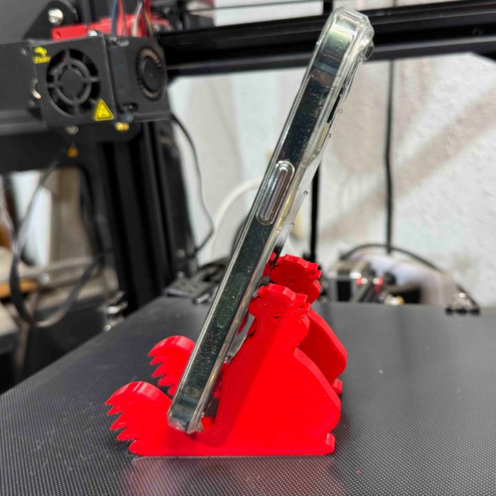 3D Printable Rooster Phone Stand by Brian Grossmiller