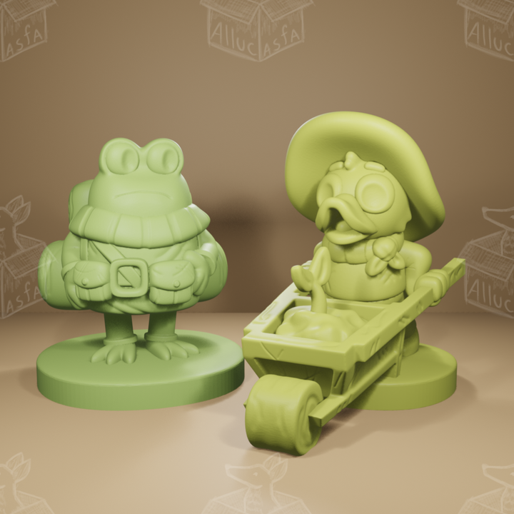 3D Printable Root Homeland Hirelings by Allucasfa