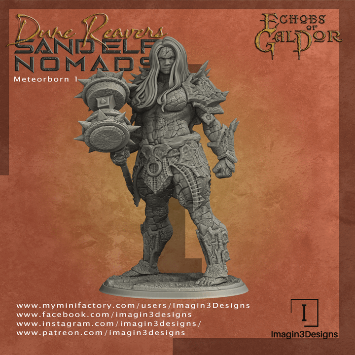 3D Printable The Meteorborn Fire Giants by Imagin3Designs