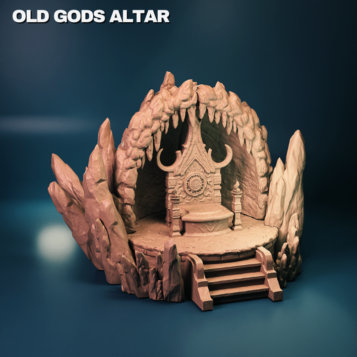 3D Printable Old Gods Altar by TPK Lab