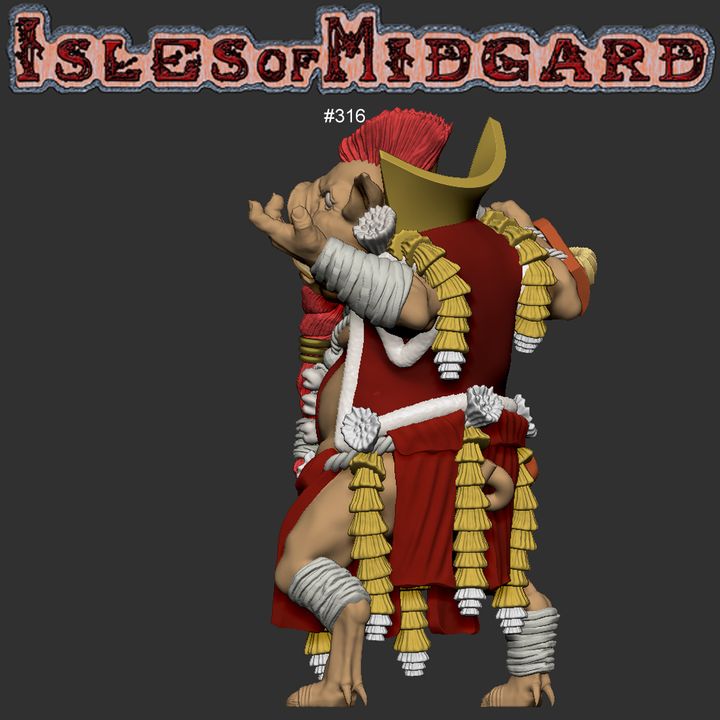 3D Printable Morazz' e'el Zella, the Pigryn truffle-lord. by Oak ...