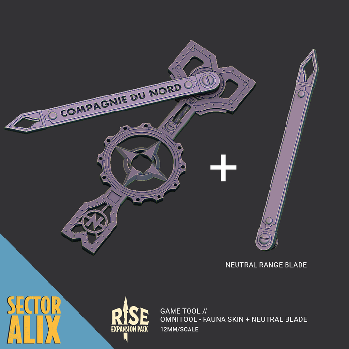 3D Printable SECTOR ALIX - Omnitool Collector - CDN Skin by Bishok