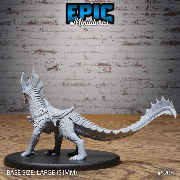 3D Printable Guard Drake Brass / Legendary Dragon / Mountain Monster ...